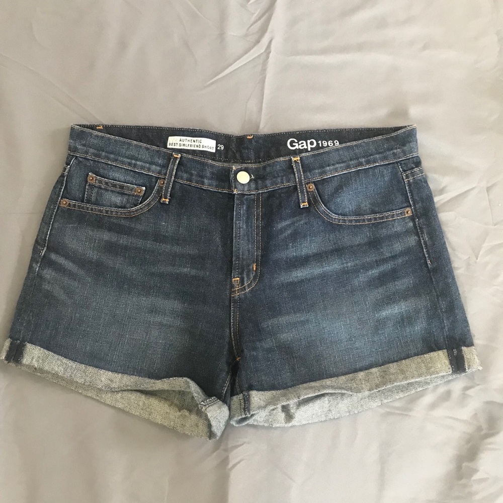 Gap Girlfriend Denim Shorts - Gem